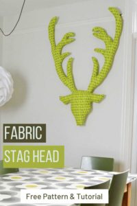 DIY Fabric Stag Head Pattern: Bring a Touch of Whimsy to Your Walls ...