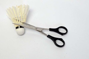 How to Make Upcycled Shuttlecock Angel Wings Decor - Pillar Box Blue