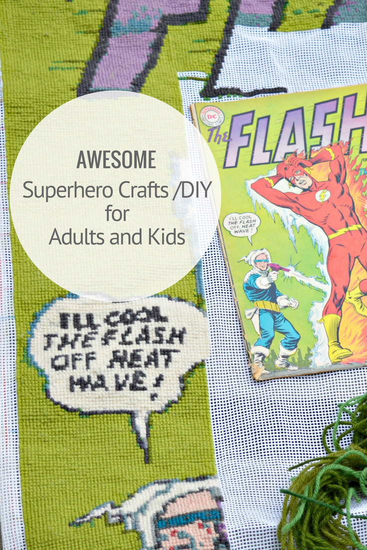 The Best Superhero Crafts and DIY's for All - Pillar Box Blue