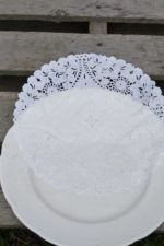 How to Paint on Plates and Make it Permanent (with Doilies) - Pillar ...