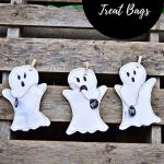 DIY Super Cute Halloween Treat Bags 3 ways - Pillar Box Blue