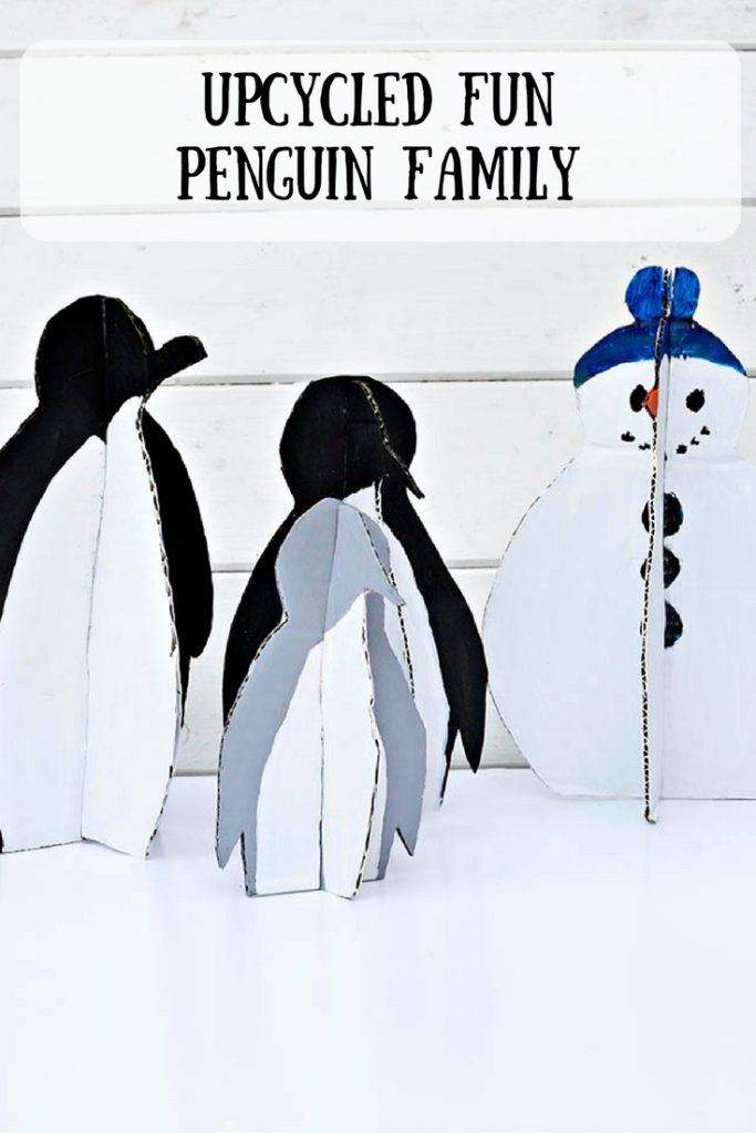 How To Make Fun DIY Cardboard Penguin Christmas Decorations - Pillar ...