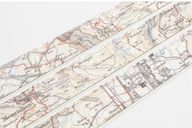 Map themed gift guide for the map lover - Pillar Box Blue