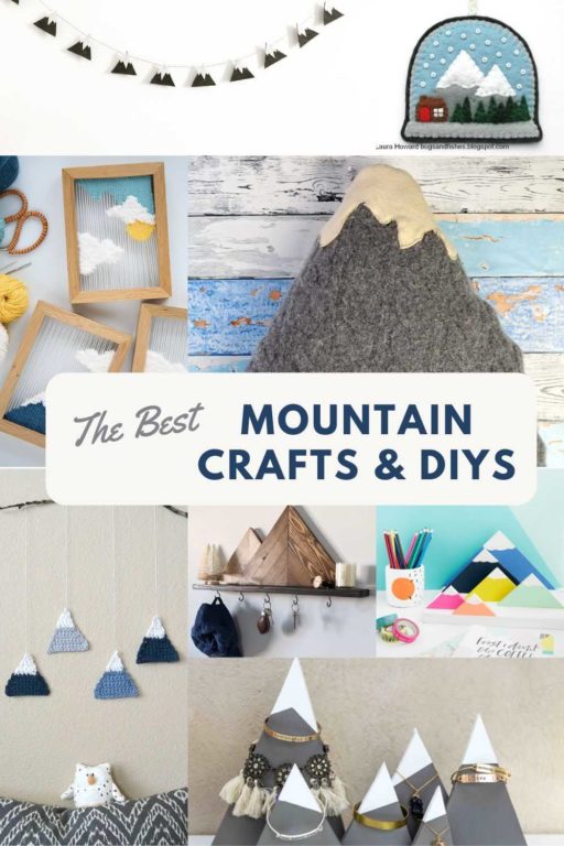 Breathtaking Mountain Crafts and DIYs For Your Home - Pillar Box Blue