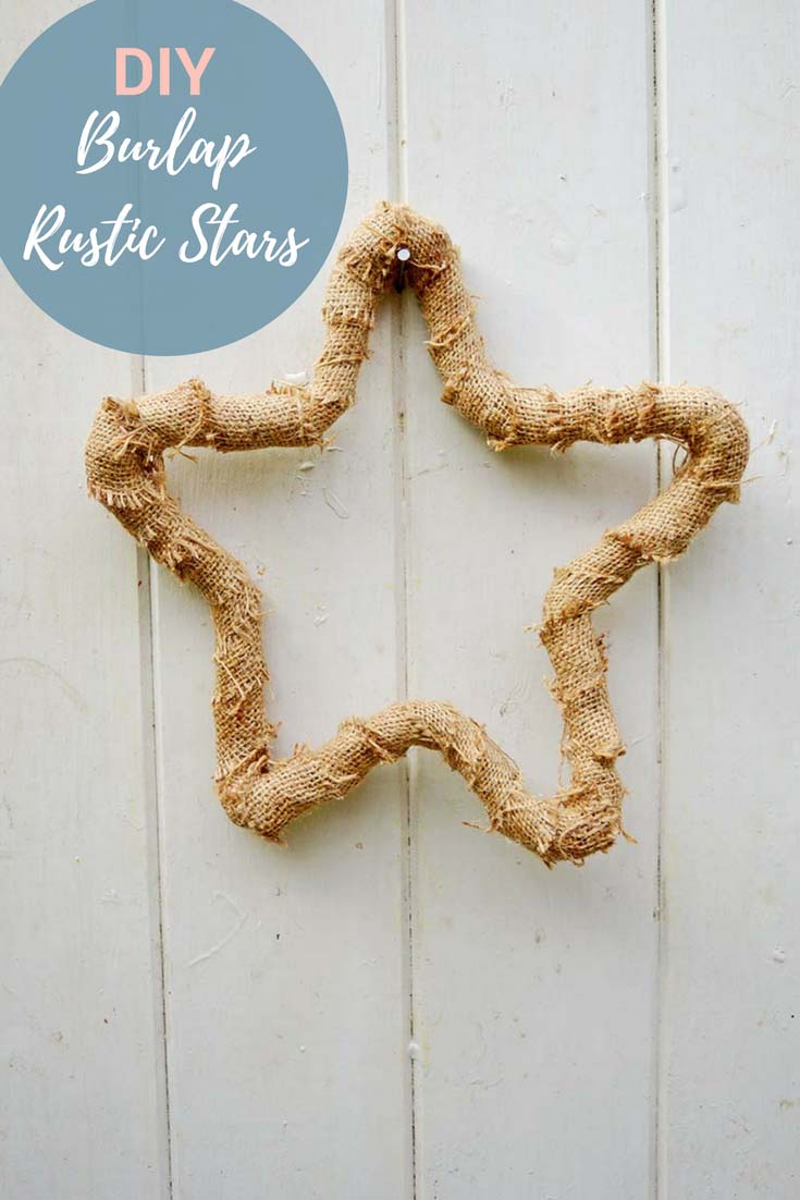 Learn How To Make Simple Gorgeous Rustic Stars - Pillar Box Blue