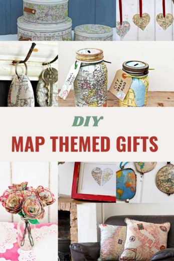 Map Themed Gift Guides For The Map Lover - Pillar Box Blue