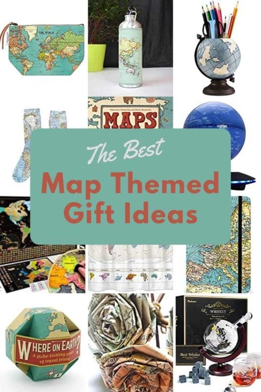 Map Themed Gift Guides For The Map Lover - Pillar Box Blue