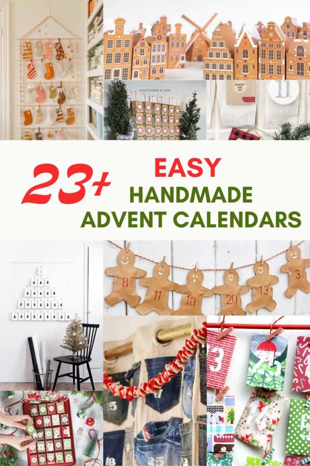 23+ Handmade Advent Calendars: The Ultimate DIY Guide for Holiday Fun ...