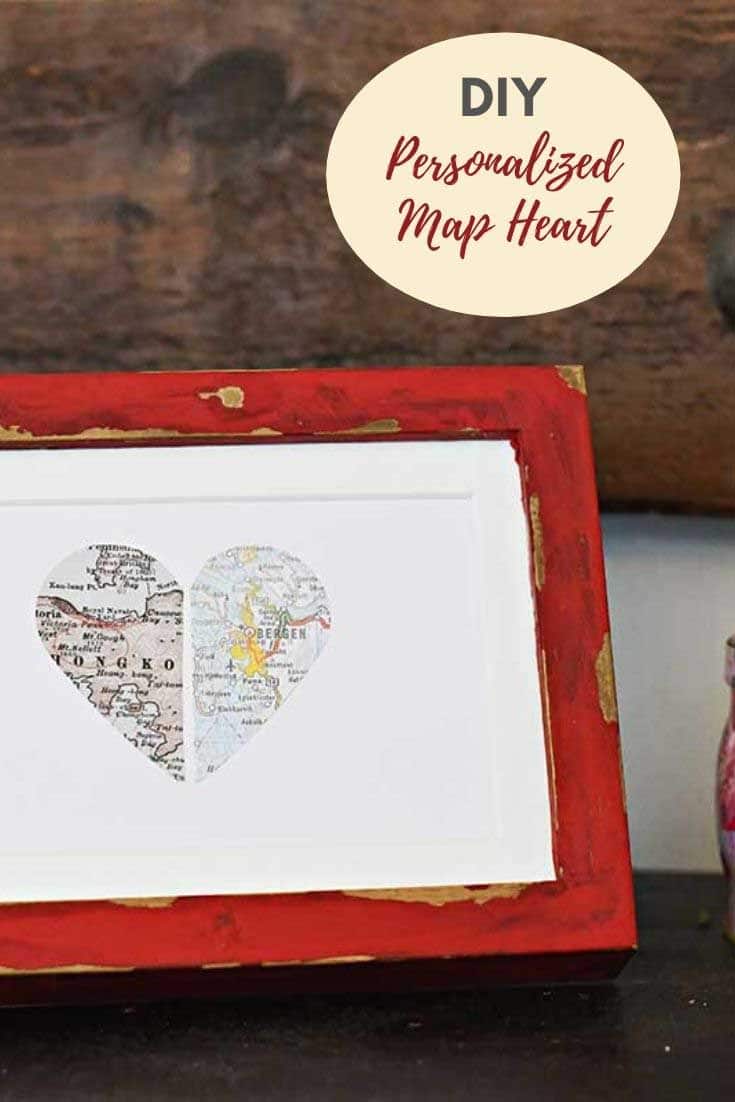 Simple Cute Personalized Map Gift For Lovers - Pillar Box Blue