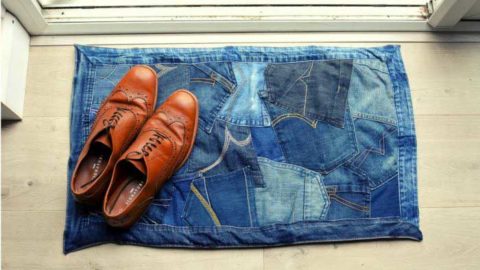 How To Make A Blue Jean Rug -16 Unique Ways - Pillar Box Blue