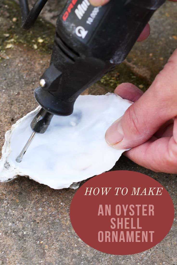 Quick Tutorial To Make A Glamorous Oyster Shell Ornament - Pillar Box Blue