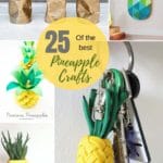 Fun Pineapple Crafts Projects You Will Love To Make - Pillar Box Blue