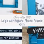 How To Make A Changeable Lego Minifigure Frame - Pillar Box Blue