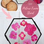 How To Make A Unique DIY Picture Frame Stand - Pillar Box Blue
