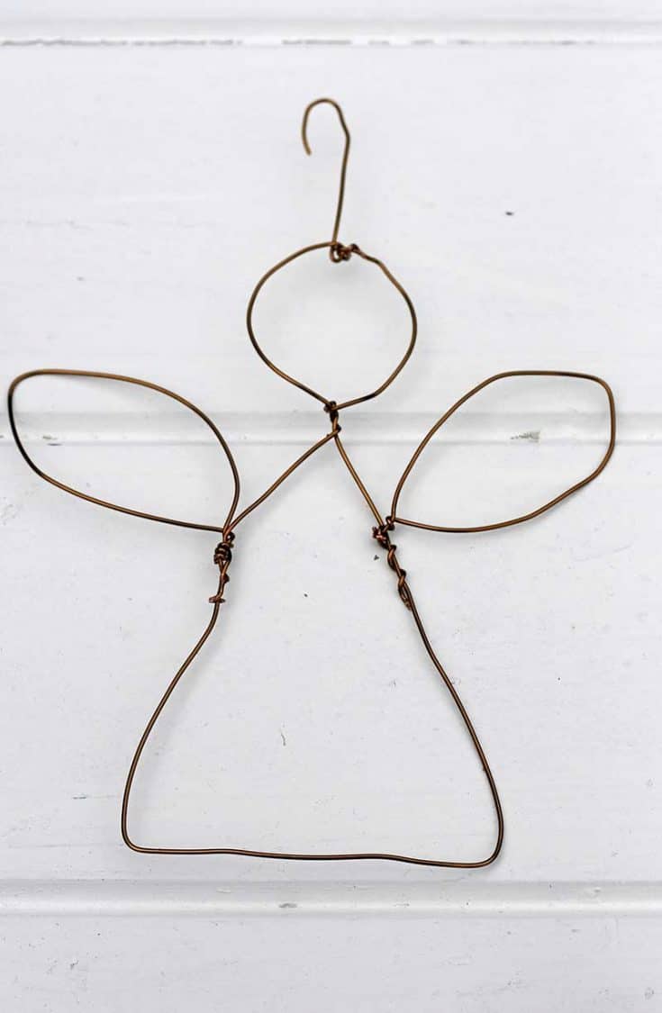 How To Make A Scrap Denim Angel Christmas Ornament - Pillar Box Blue