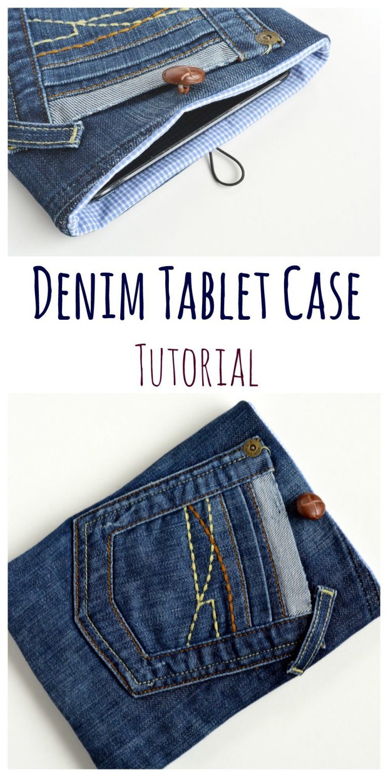 23 Best Jean Pocket Crafts; How To Repurpose Denim Pockets - Pillar Box ...