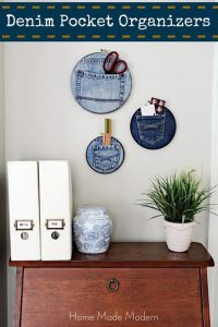23 Best Jean Pocket Crafts; How To Repurpose Denim Pockets - Pillar Box ...