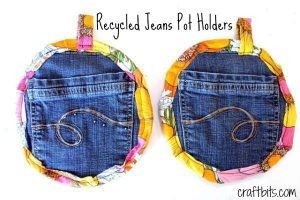 23 Best Jean Pocket Crafts; How To Repurpose Denim Pockets - Pillar Box ...