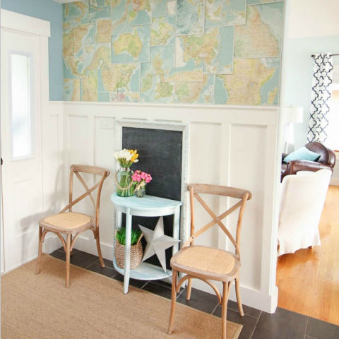 Wanderlust-Inspired Home: 43 Map Decor Ideas for Travel Enthusiasts ...