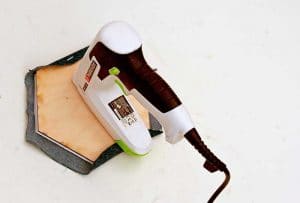 How To Make A Fabric Pin Board With Denim - Pillar Box Blue