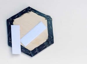 How To Make A Fabric Pin Board With Denim - Pillar Box Blue