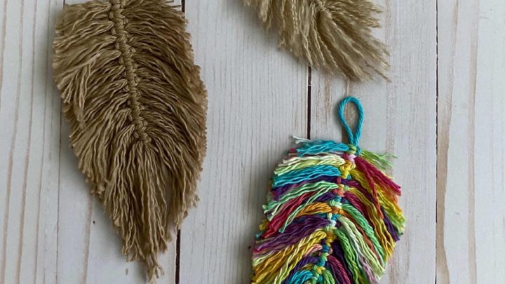 The Best Feather Crafts And DIYs For Your Home - Pillar Box Blue