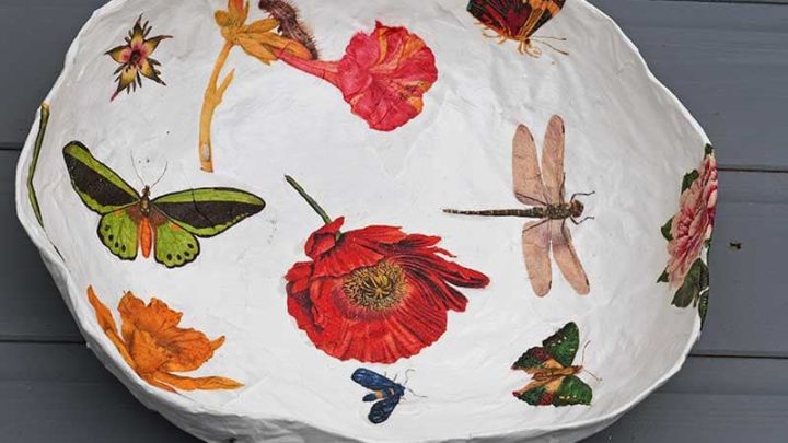 How To Make A Paper Mache Bow Elevate A Simple Papier Mâché Bowl