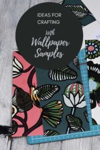 19 Unique Creative Ideas for Crafting With Wallpaper - Pillar Box Blue