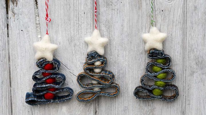 The Best Upcycled Denim Crafts and DIYs - Pillar Box Blue