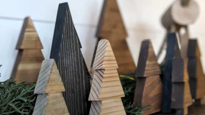 The Best DIY Tabletop Christmas Tree Ideas - Pillarboxblue - Pillar Box ...