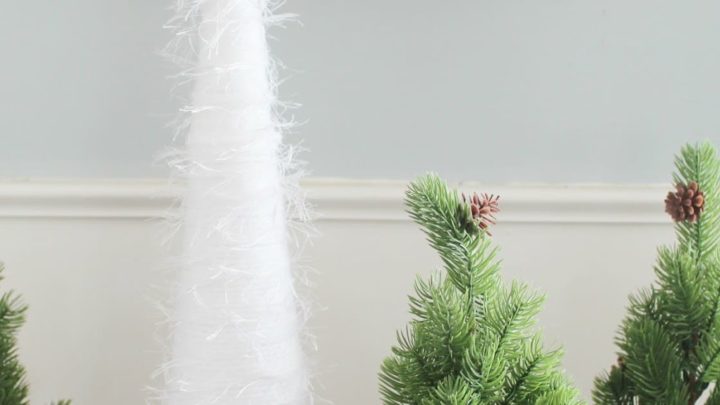 The Best DIY Tabletop Christmas Tree Ideas - Pillarboxblue - Pillar Box ...