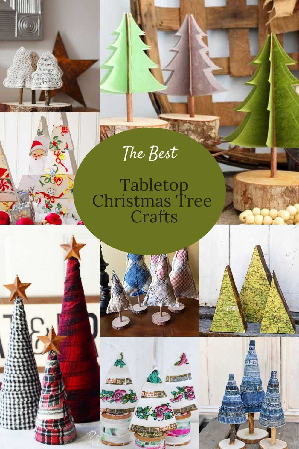 The Best DIY Tabletop Christmas Tree Ideas Pillarboxblue Pillar Box