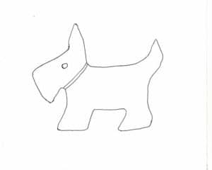 Unleash Your Creativity with Tartan: Scottie Dog Template for DIY ...