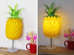59 Tropical Pineapple Crafts To Sweeten Your DIY Projects - Pillar Box Blue