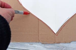 How To Make A Paper Mache Heart and Watercolor Decoration - Pillar Box Blue