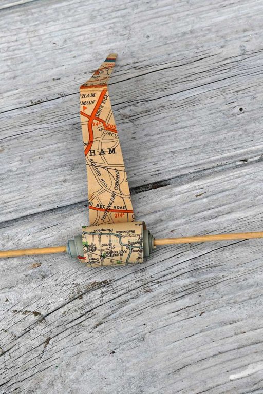 How To Make Map Paper Moths Art - Fun Faux Taxidermy - Pillar Box Blue