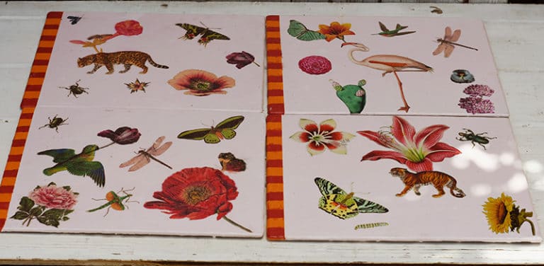 57 Unique Decoupage Ideas Adults Will Want To Make - Pillar Box Blue