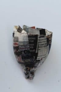 How To Make Decoupage Paper Mache Teacups - Pillar Box Blue