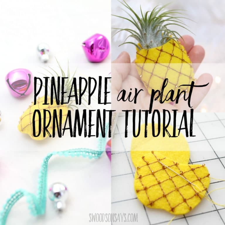 59 Tropical Pineapple Crafts To Sweeten Your DIY Projects - Pillar Box Blue