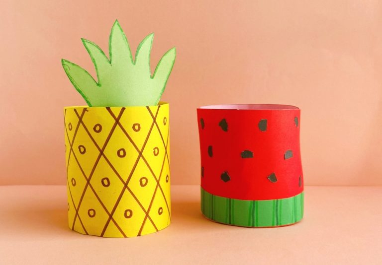 Easy Pineapple Crafts, Projects You Will Love To Make - Pillar Box Blue