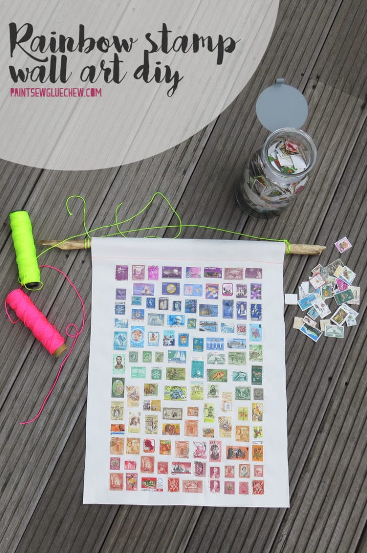 The Best Postage Stamp Crafts Ideas & Tips - Pillar Box Blue