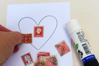 The Best Postage Stamp Crafts Ideas & Tips - Pillar Box Blue