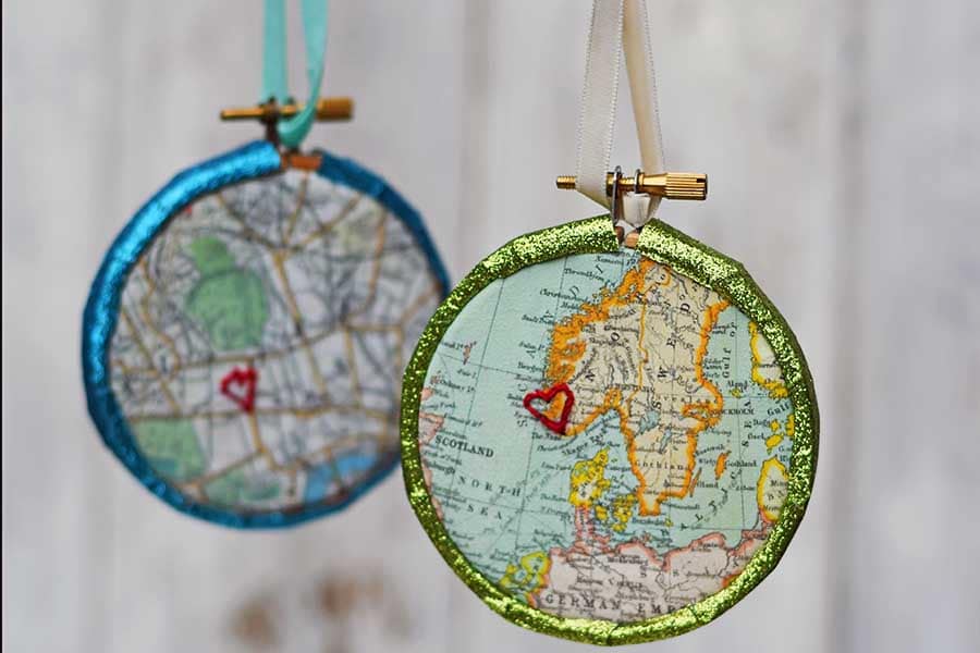 Map Themed Gift Guides For The Map Lover - Pillar Box Blue