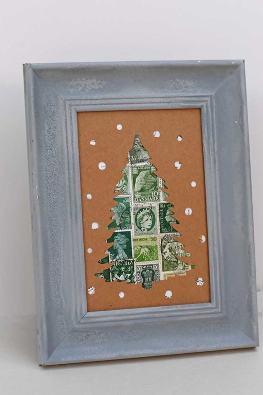 The Best Postage Stamp Crafts Ideas & Tips - Pillar Box Blue
