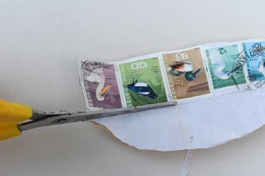 The Best Postage Stamp Crafts Ideas & Tips - Pillar Box Blue