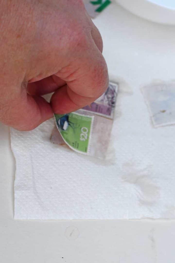 The Best Postage Stamp Crafts Ideas & Tips - Pillar Box Blue