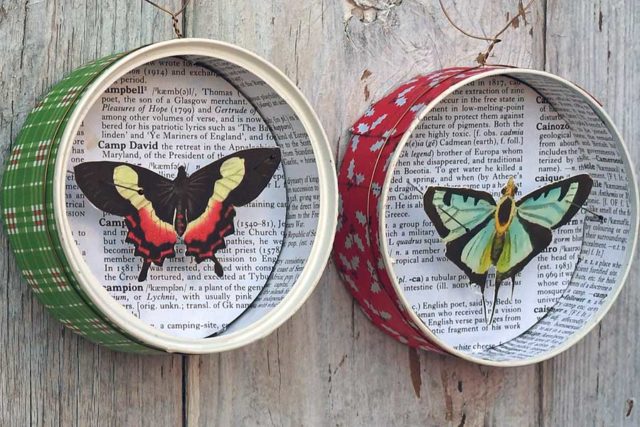 48 Beautiful Butterfly Crafts Adults Will Love To Make - Pillar Box Blue