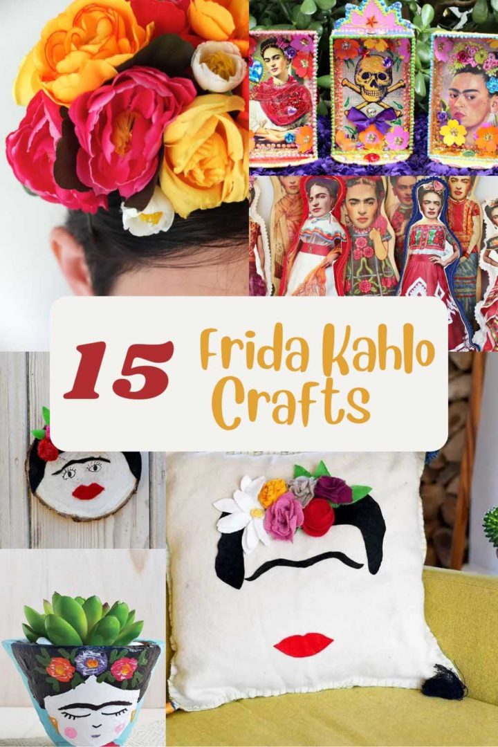 Fun Frida Kahlo Crafts For All - Pillar Box Blue