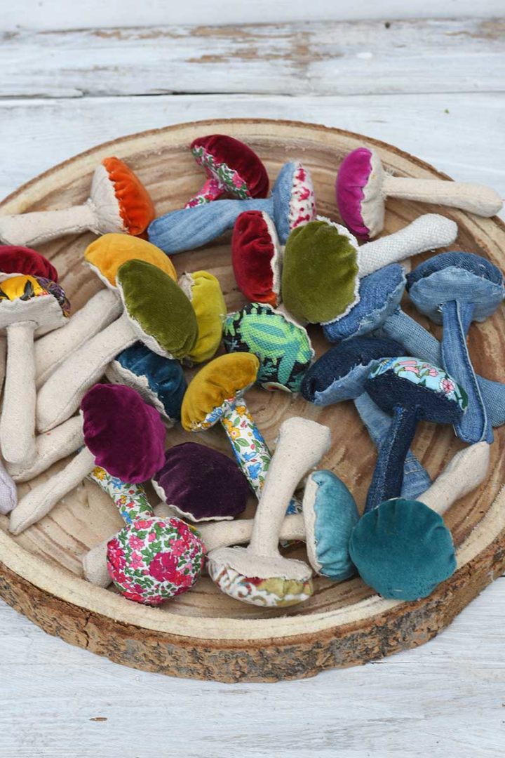 Mushrooms Galore: 35 Whimsical and Wonderful Craft Ideas - Pillar Box Blue
