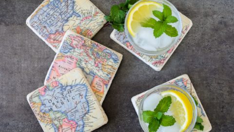 Map Themed Gift Guides For The Map Lover - Pillar Box Blue